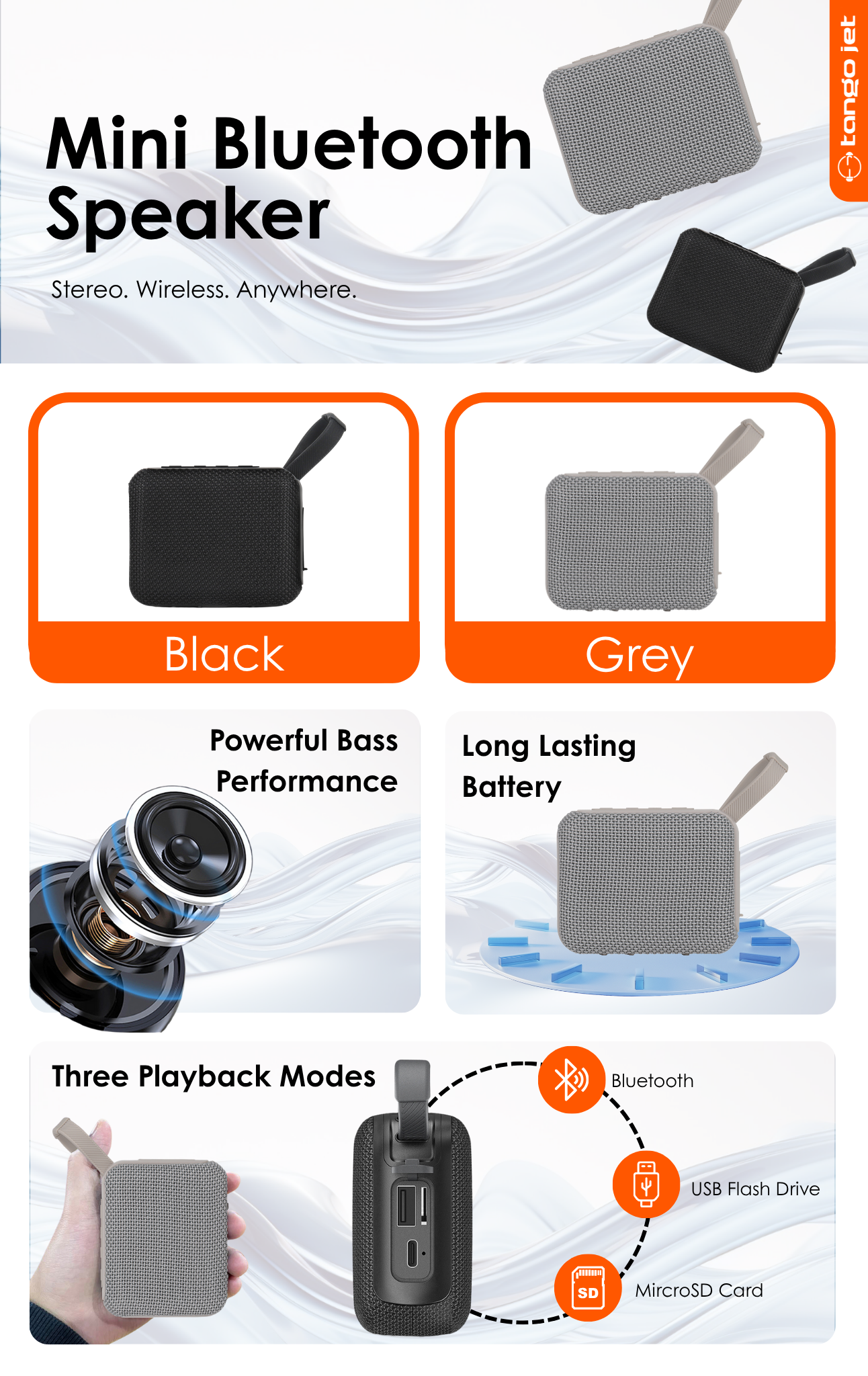 Tango Jet | Mini Bluetooth Speaker